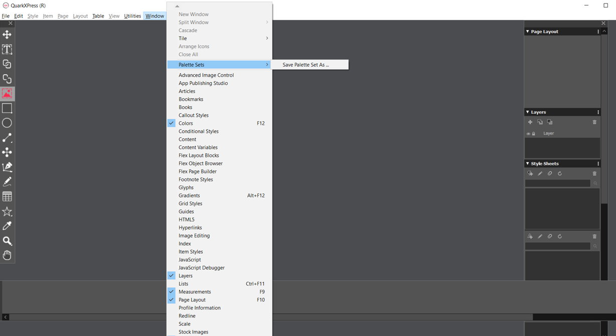 How to retain Palettes position on reopening palettes?