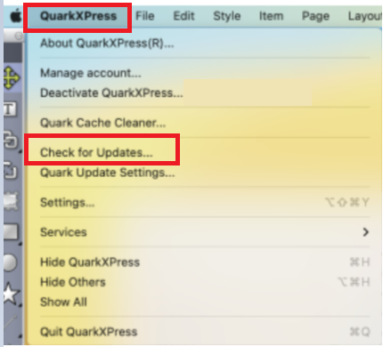Download and Install Quark Update