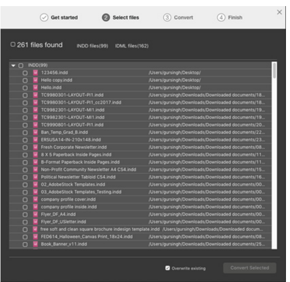 How to open Indesign Files in QuarkXPress.