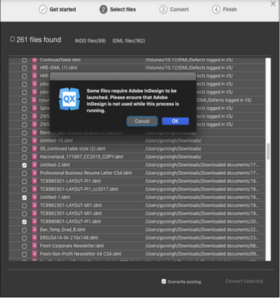 How to open Indesign Files in QuarkXPress.