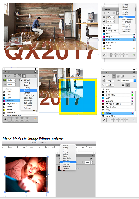 How does transparency blend modes works