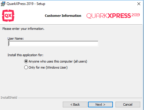 How to install QuarkXPress 2019 on Windows?