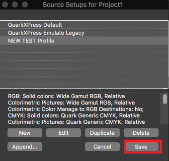 How to add a new color profile in QuarkXPress 2019