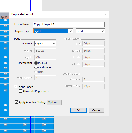 How to convert print layout to digital layout?