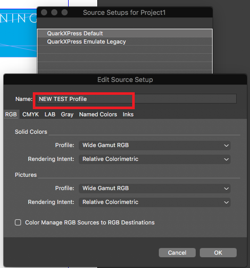 How to add a new color profile in QuarkXPress 2020
