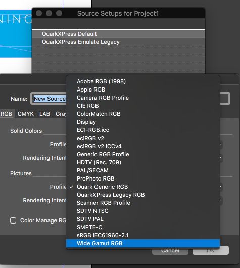 How to add a new color profile in QuarkXPress 2020