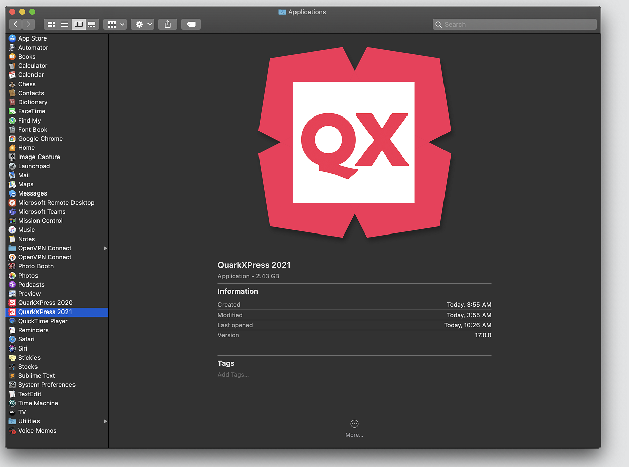 How to install QuarkxPress 2021 on Mac?