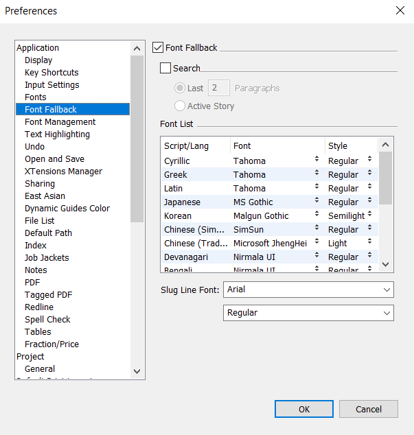 How to use Font Fallback