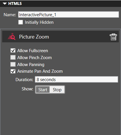 How to add a zoomable picture