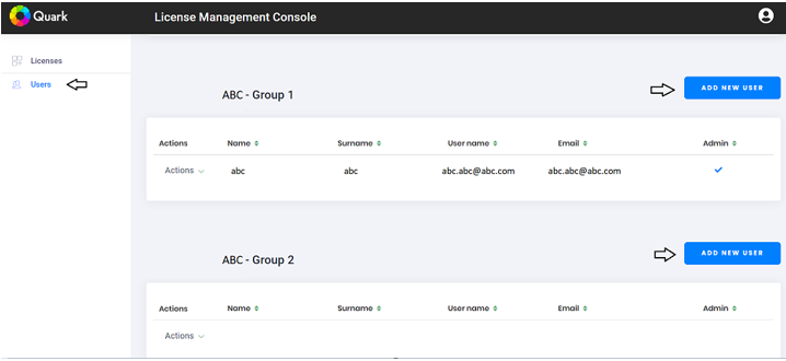 How to Add New Users In License Management Console