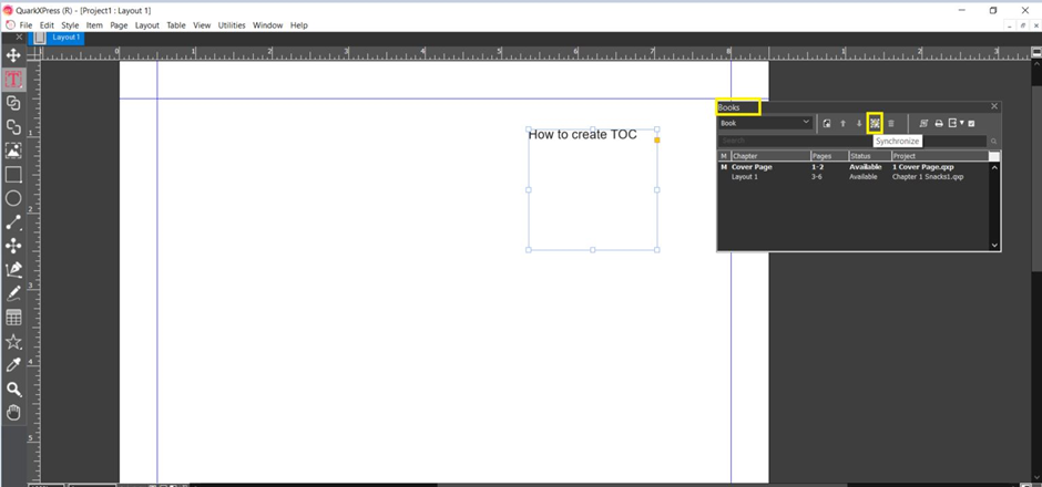 How to create TOC using List.